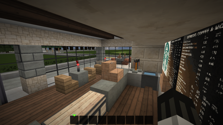 Minecraft Edition - Starbucks Coffee Minecraft Map