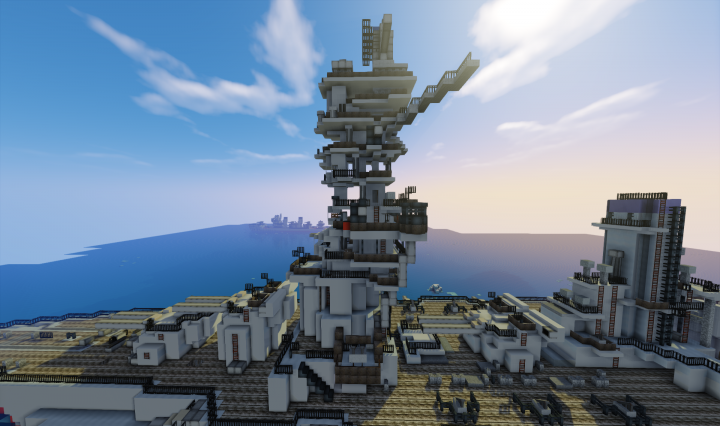 IJN Battleship Fuso 1:1 Detailed, With Interior Minecraft Map