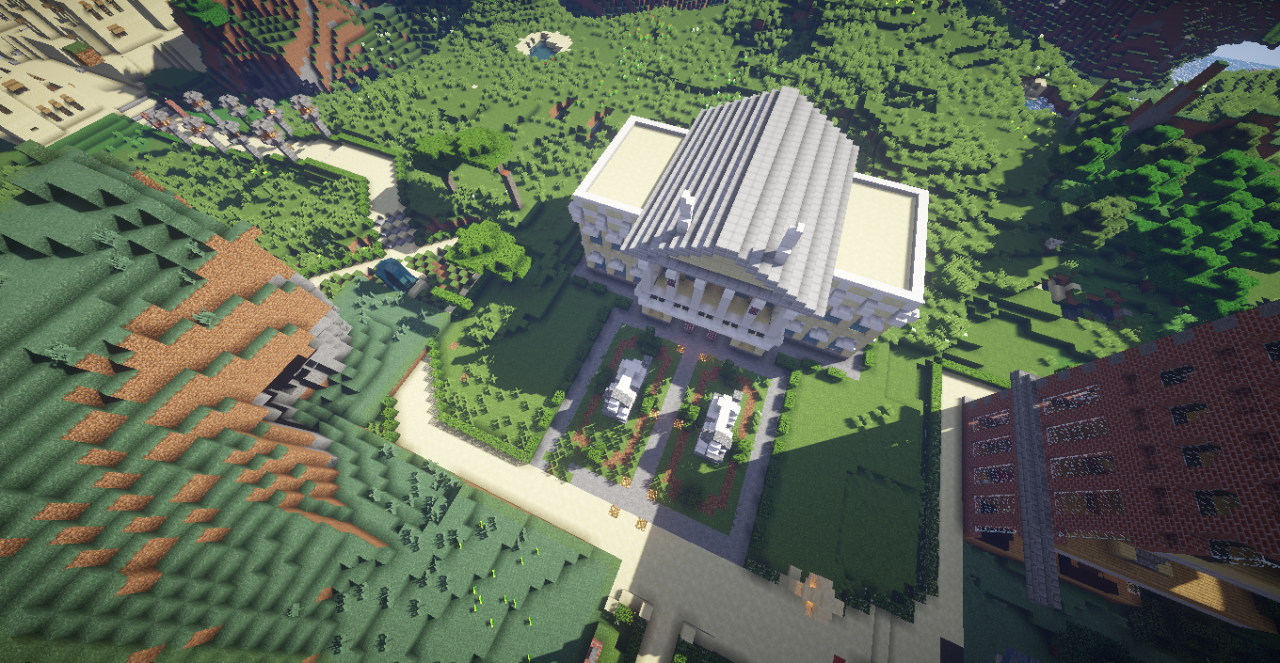 Indian Style Spawn - Half destroyed Minecraft Map