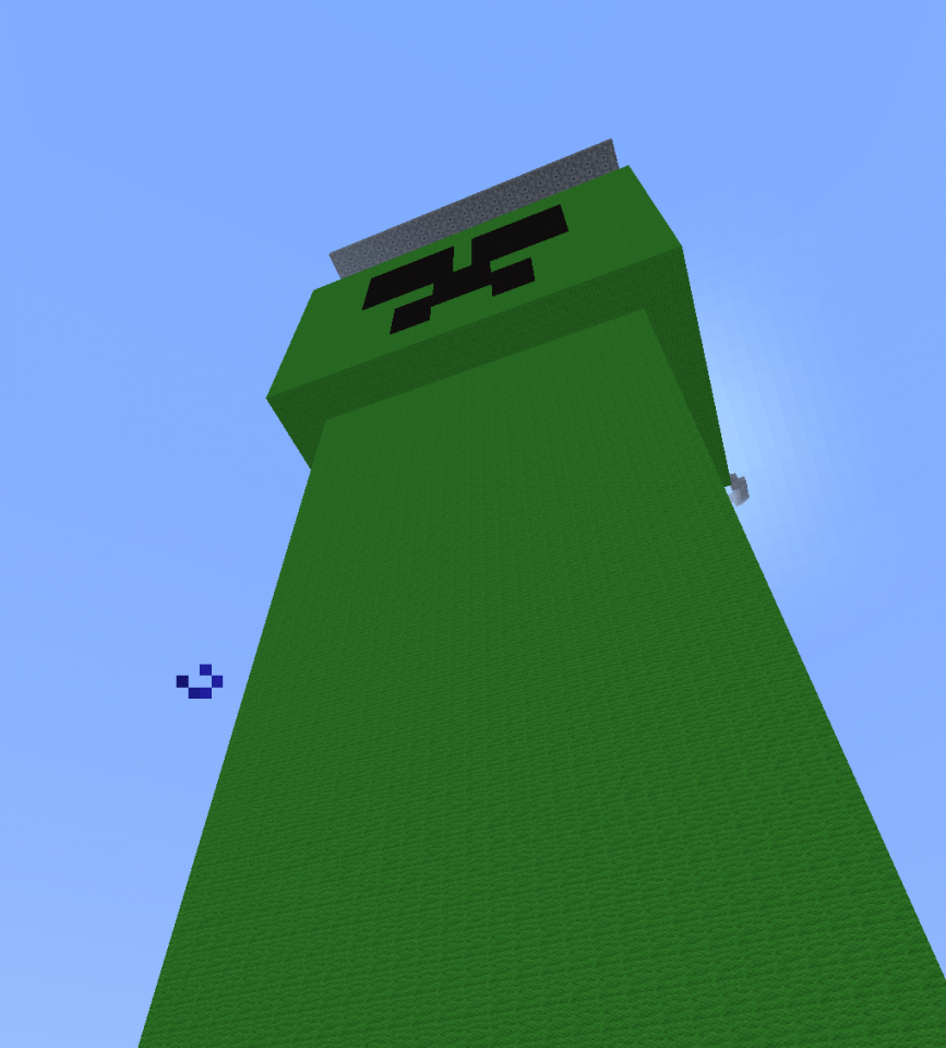 The buring and also Exploding CREEPER Map Minecraft Map