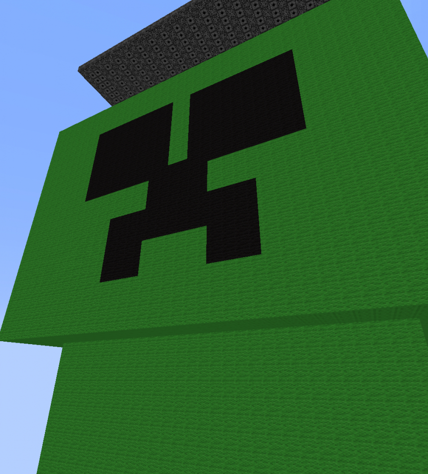 The buring and also Exploding CREEPER Map Minecraft Map