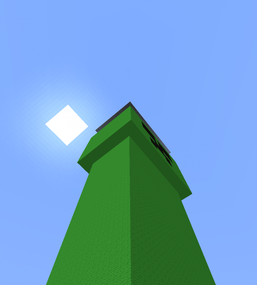 The buring and also Exploding CREEPER Map Minecraft Map