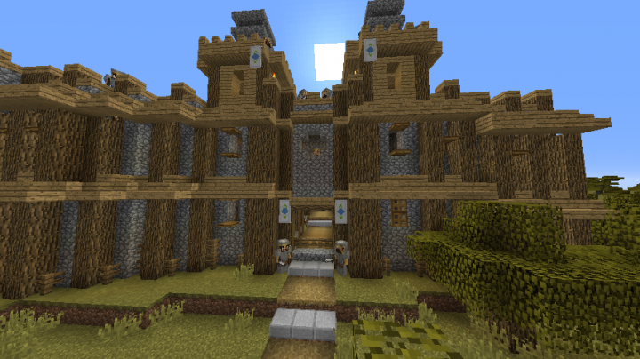 Fortified Wall For A Village Minecraft Map