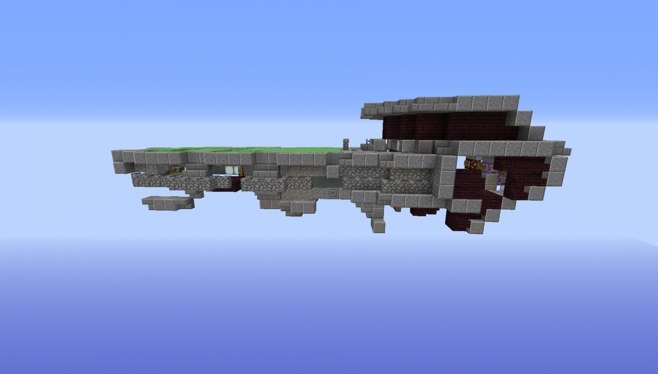 Scorpio Nuke Carrier + Vanilla Jump Drive Minecraft Map