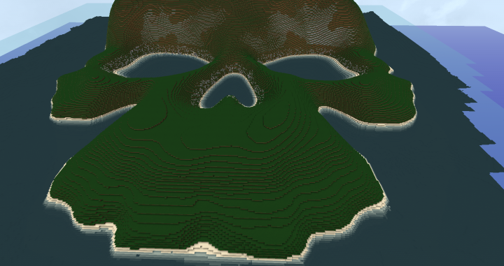 skull island Minecraft Map