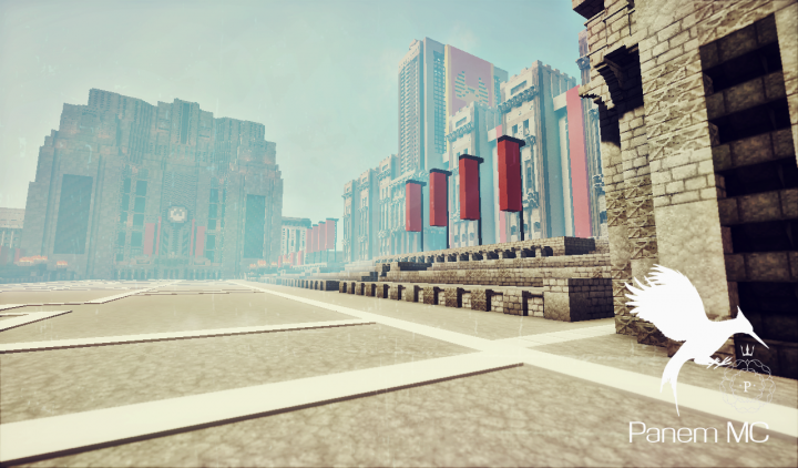 Hunger Games- Panem Capitol:::Avenue,City Circle, and more! Minecraft Map