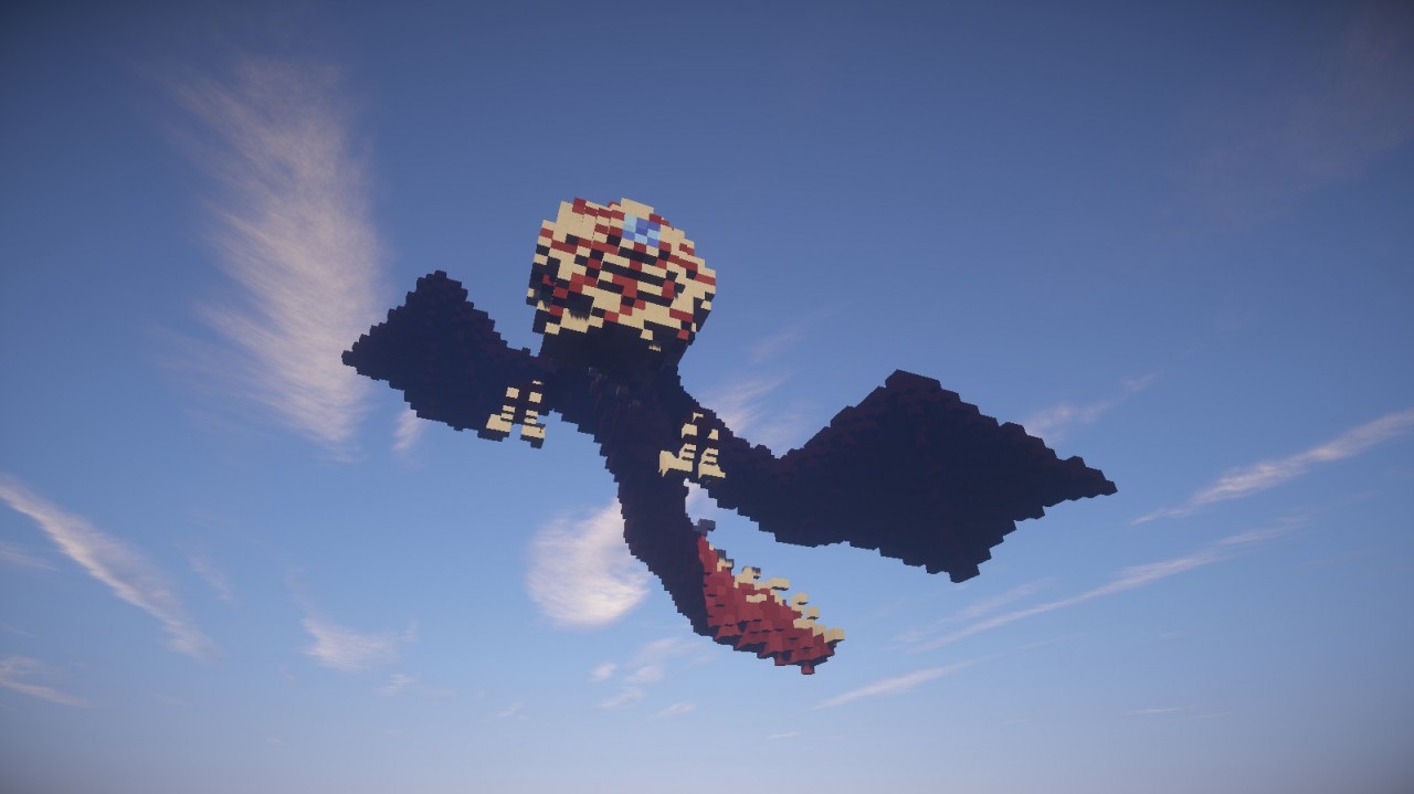 Psycho Eye Dragon (+ Schematic) Minecraft Map