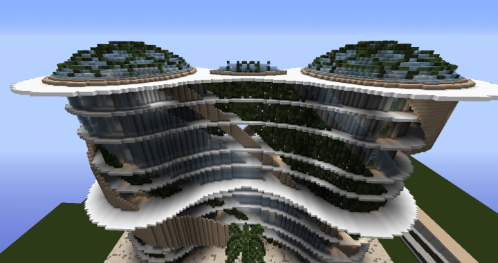 Futuristic Eco Building Minecraft Map