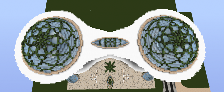 Futuristic Eco Building Minecraft Map