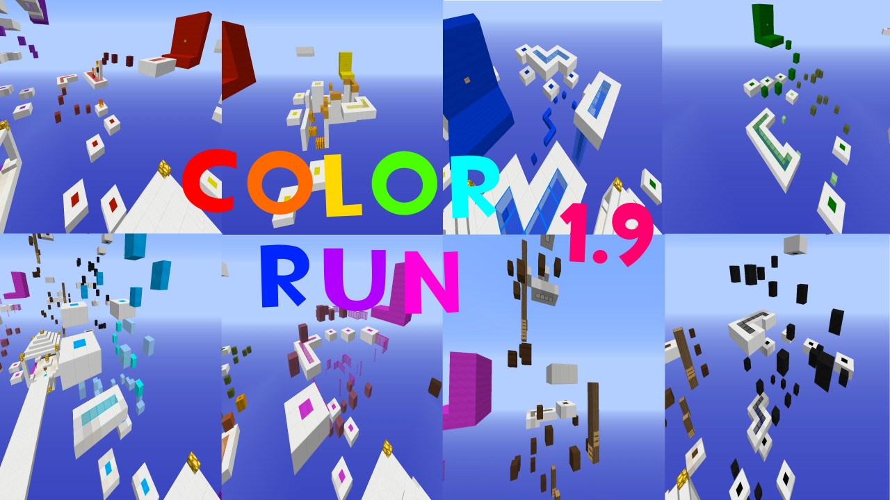 Color Run 1.9 Minecraft Map
