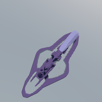 Halo covenant SDV class Heavy Corvette Minecraft Map