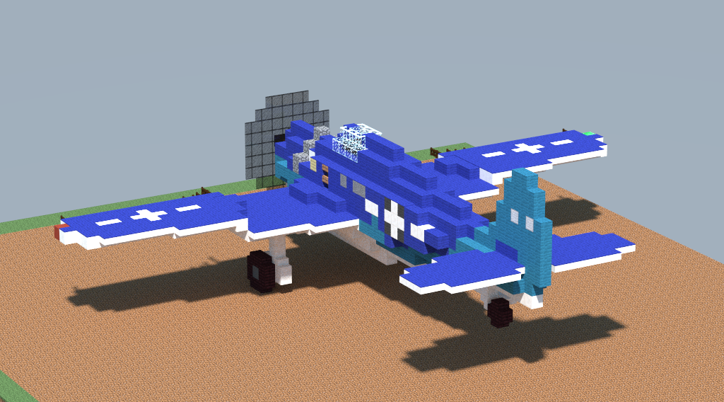 F6F Hellcat (4:1) Minecraft Map