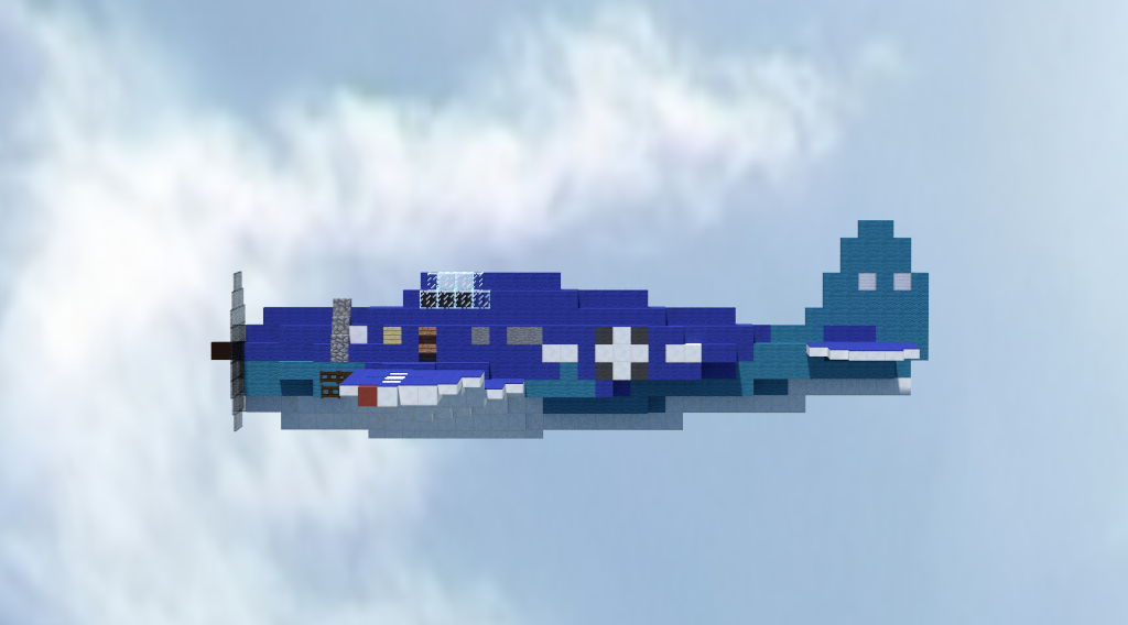 F6F Hellcat (4:1) Minecraft Map
