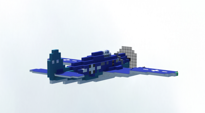F6F Hellcat (4:1) Minecraft Map