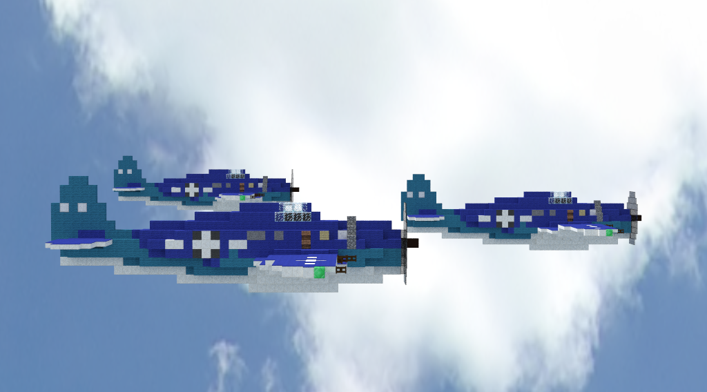 F6F Hellcat (4:1) Minecraft Map