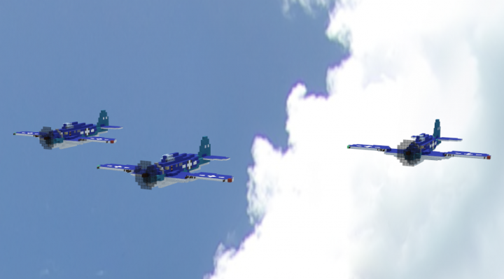 F6F Hellcat (4:1) Minecraft Map