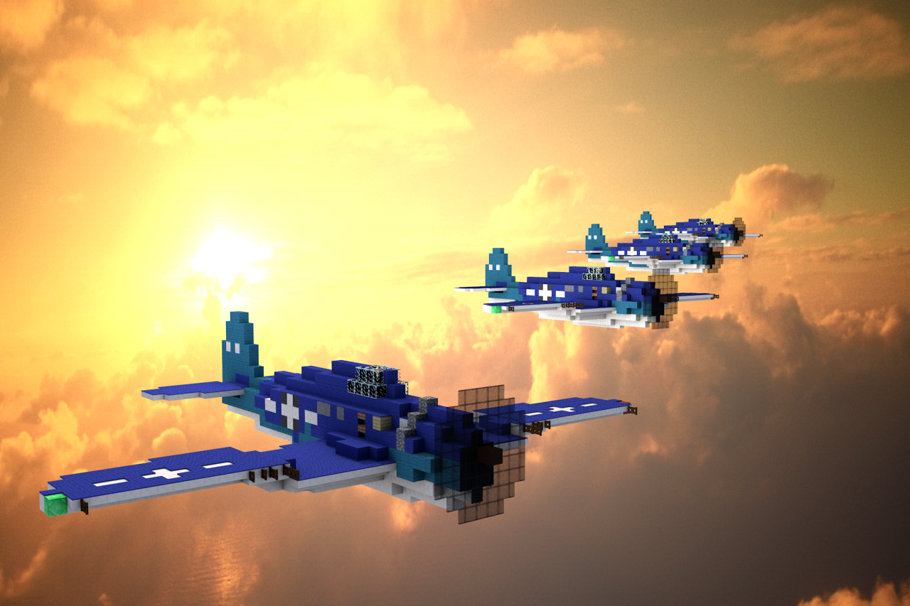 F6F Hellcat (4:1) Minecraft Map