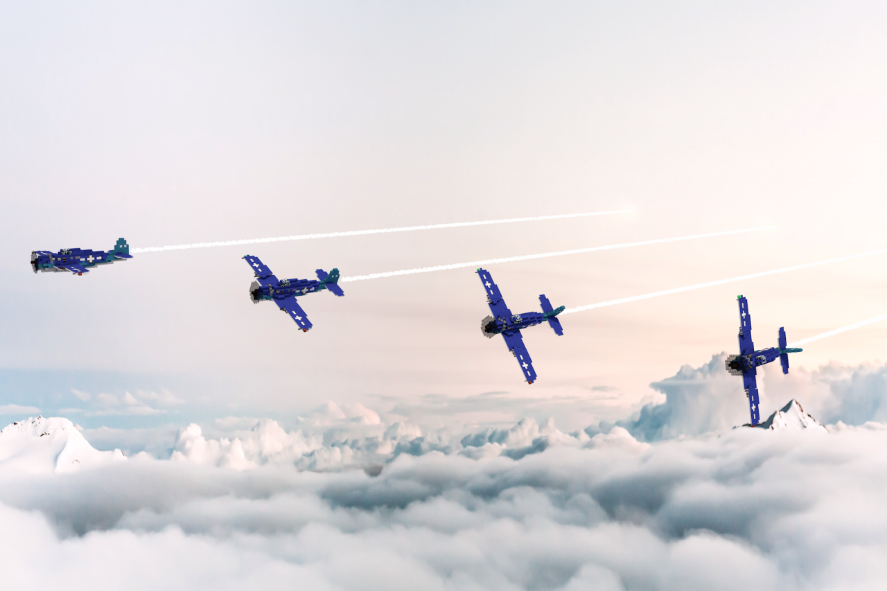 F6F Hellcat (4:1) Minecraft Map