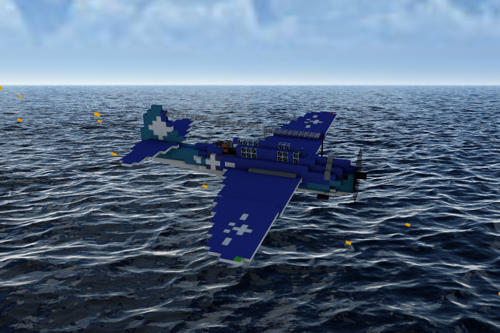 SB2C Helldiver (4:1) Minecraft Map