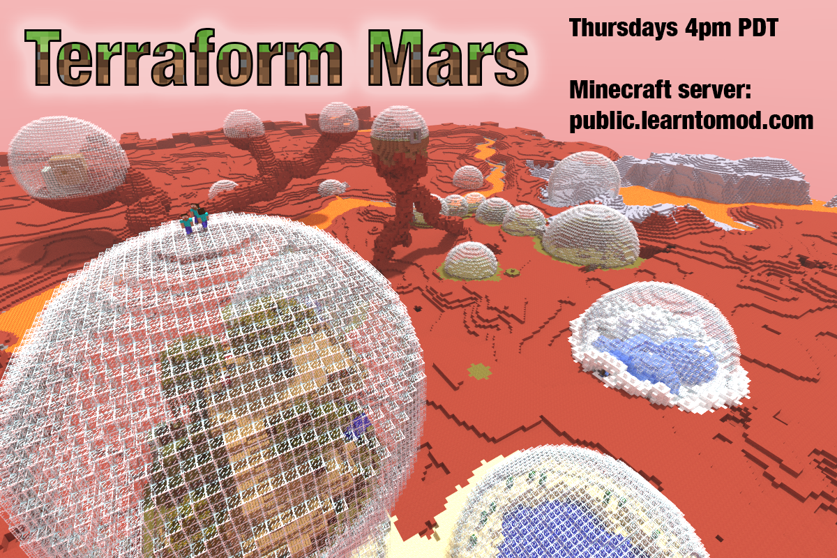 Mars Terraform Minecraft Map