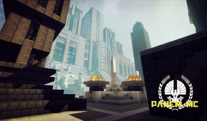 Hunger Games- Panem Capitol:::Avenue,City Circle, and more! Minecraft Map