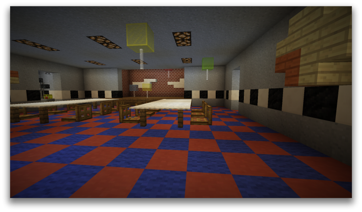 Fnaf 1 Freddy Fazbear's Pizza Parlor (Well Built) Minecraft Map