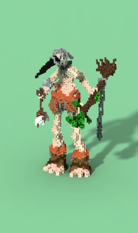 Bird Man Organic Minecraft Map