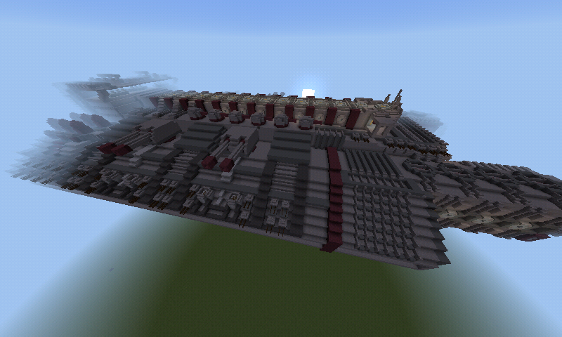 SS. Horizon space battle cruiser Minecraft Map