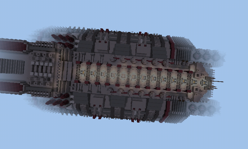 SS. Horizon space battle cruiser Minecraft Map