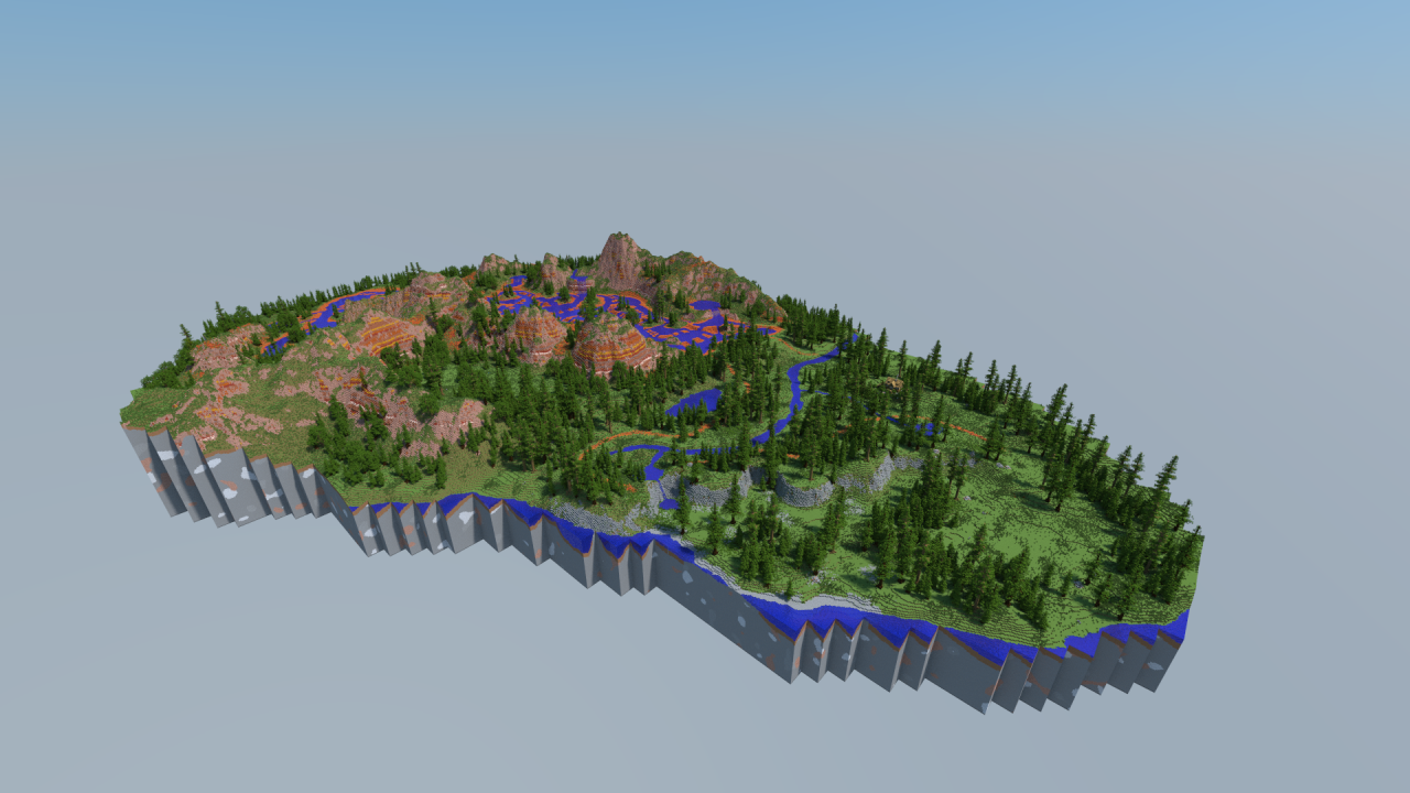 [WIP] World creation project Minecraft Map