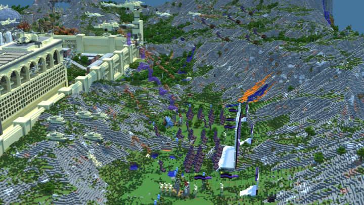 Fort Maraon - Military defense base Minecraft Map