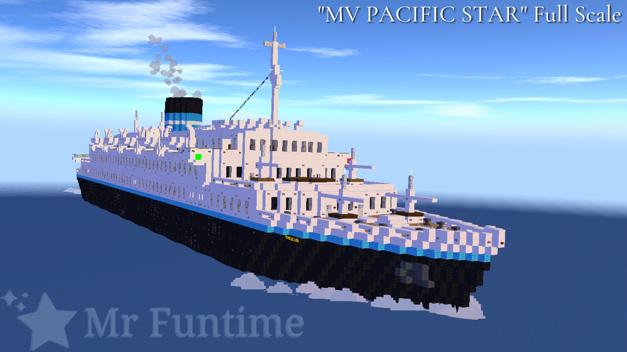 MV Pacific Star (1955)| 1:1 Scale Blue Star Travel's Ghost Ship ...