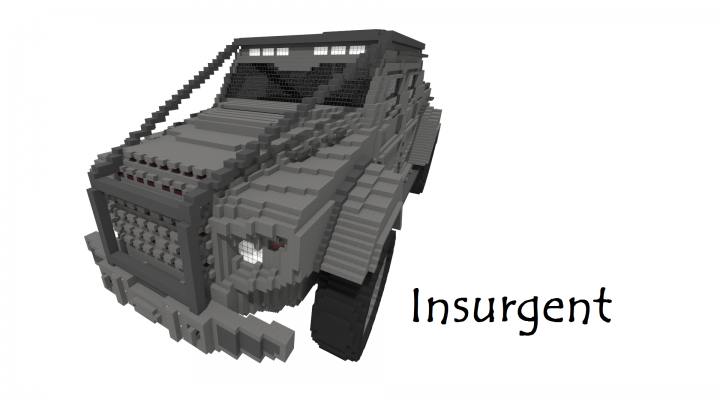 GTA Vehicle Insurgent | Realistic Car Minecraft Map