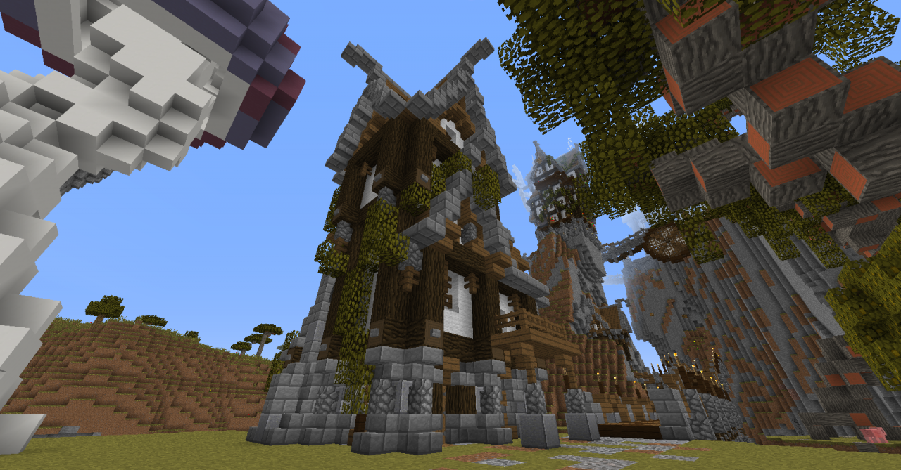 Small Steampunk House Minecraft Map
