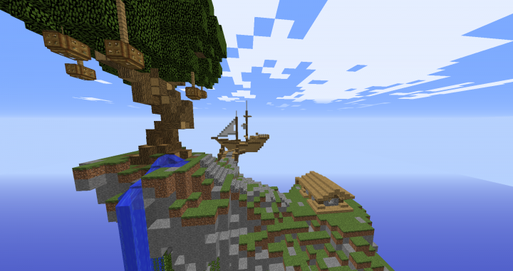 Sky High! - First Build Minecraft Map