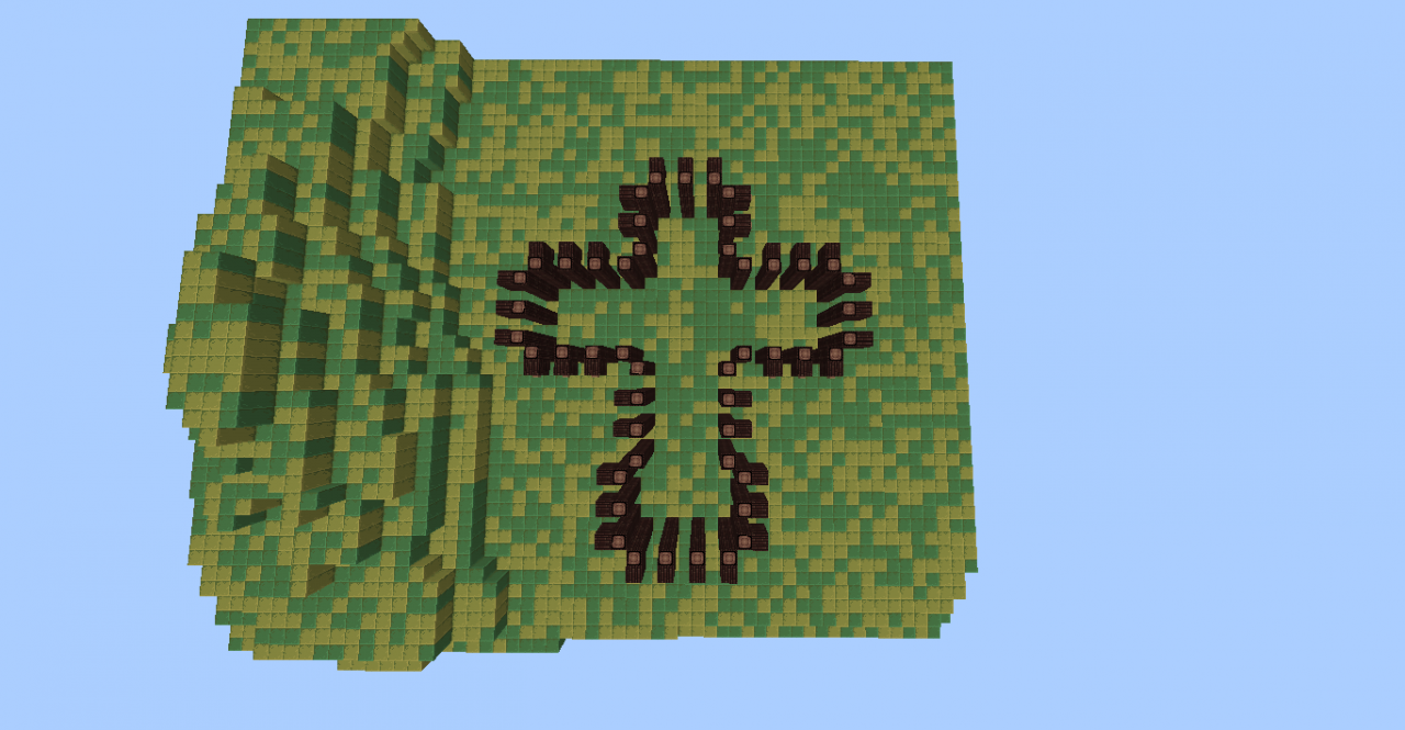 64x64 Plot Build Medieval Mining House [Image Timelapse?] Minecraft Map