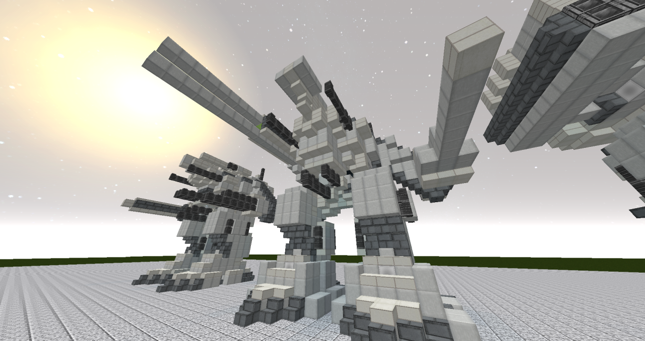 MILITARY ARMORED MECHS Minecraft Map