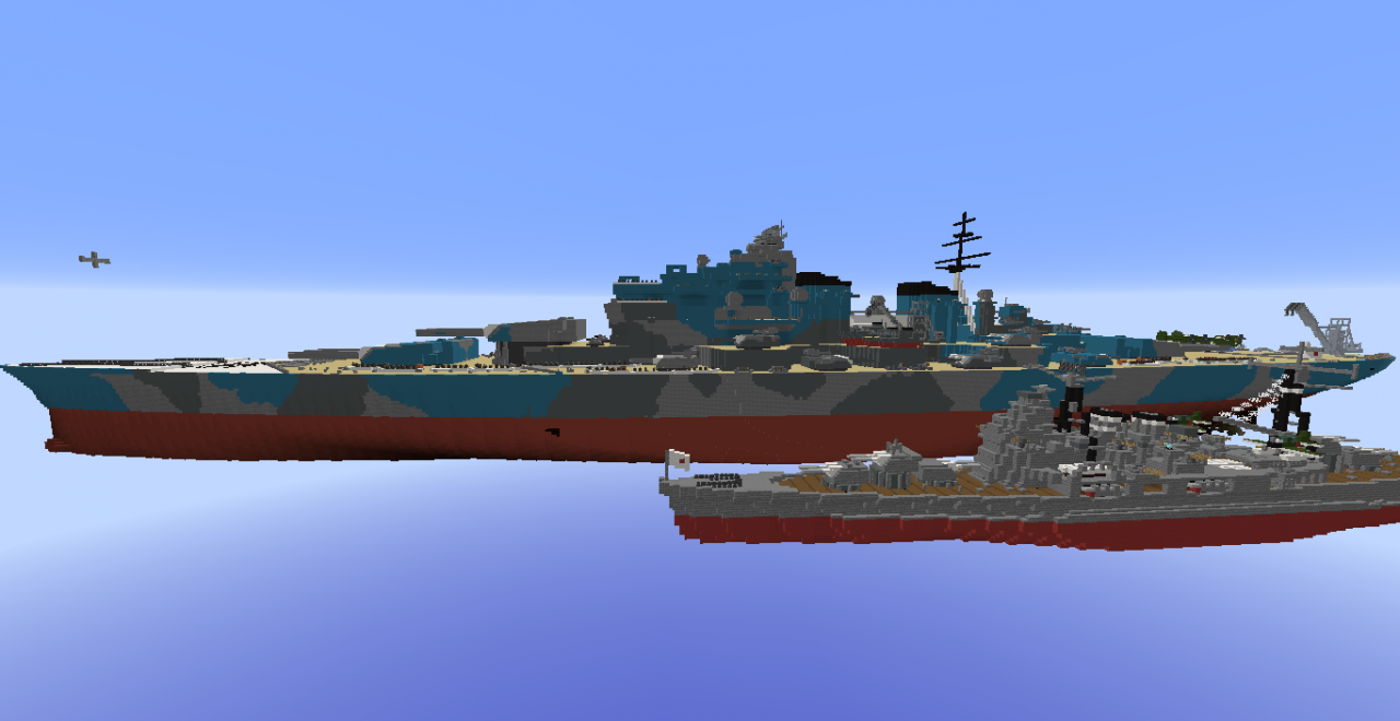 huge battle ship Minecraft Map