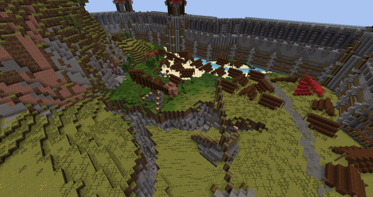 Creative Server World Landmarks Minecraft Map