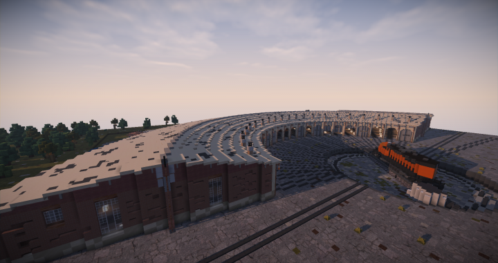Train RoundHouse Minecraft Map