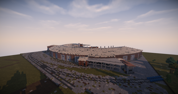 Train RoundHouse Minecraft Map