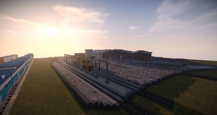 Train RoundHouse Minecraft Map