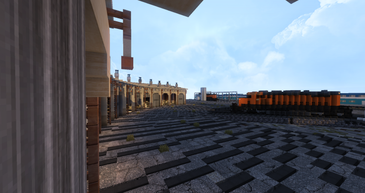 Train RoundHouse Minecraft Map