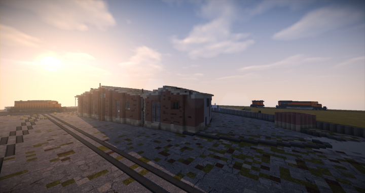 Train RoundHouse Minecraft Map