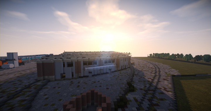 Train RoundHouse Minecraft Map