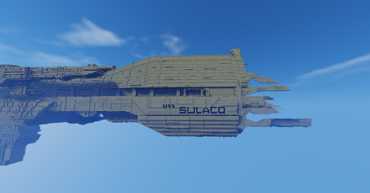 Alien Conestoga class spaceship (inspiration) Minecraft Map