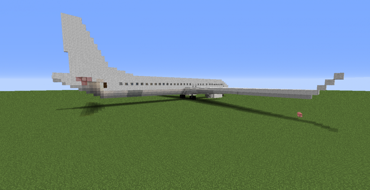 Boeing 737-800 [Download] [Full Inside] Minecraft Map