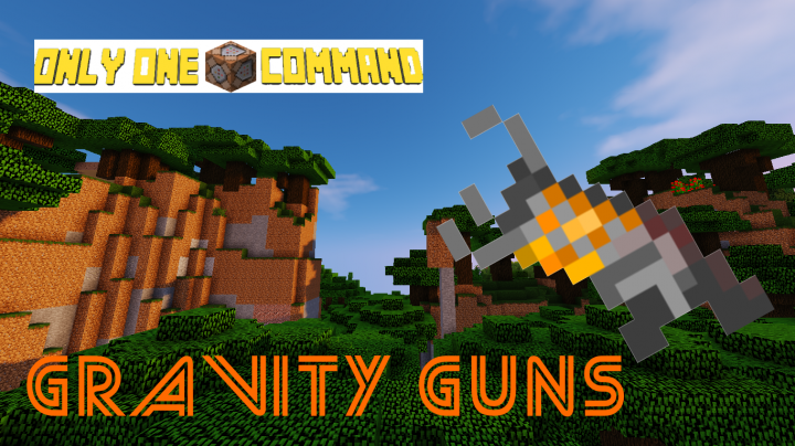 Mini Creations | Gravity Guns - Only One Command Minecraft Map