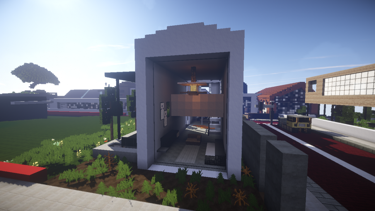 Modern Town House Minecraft Map