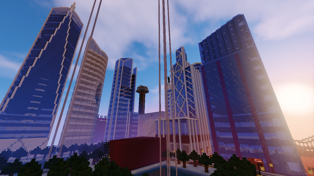 Diamond City - Modern and historic city Minecraft Map